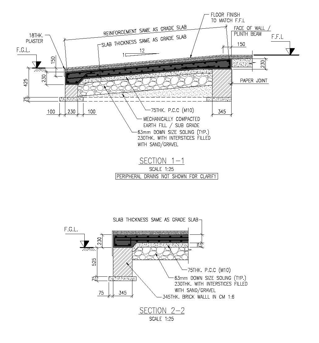 RCC Ramp Structural Details Engineering Concepts