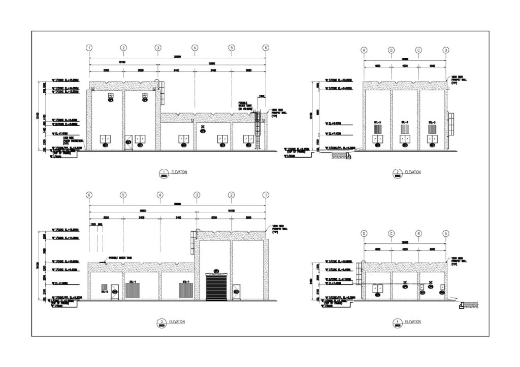Workshop Building Architectural Layout